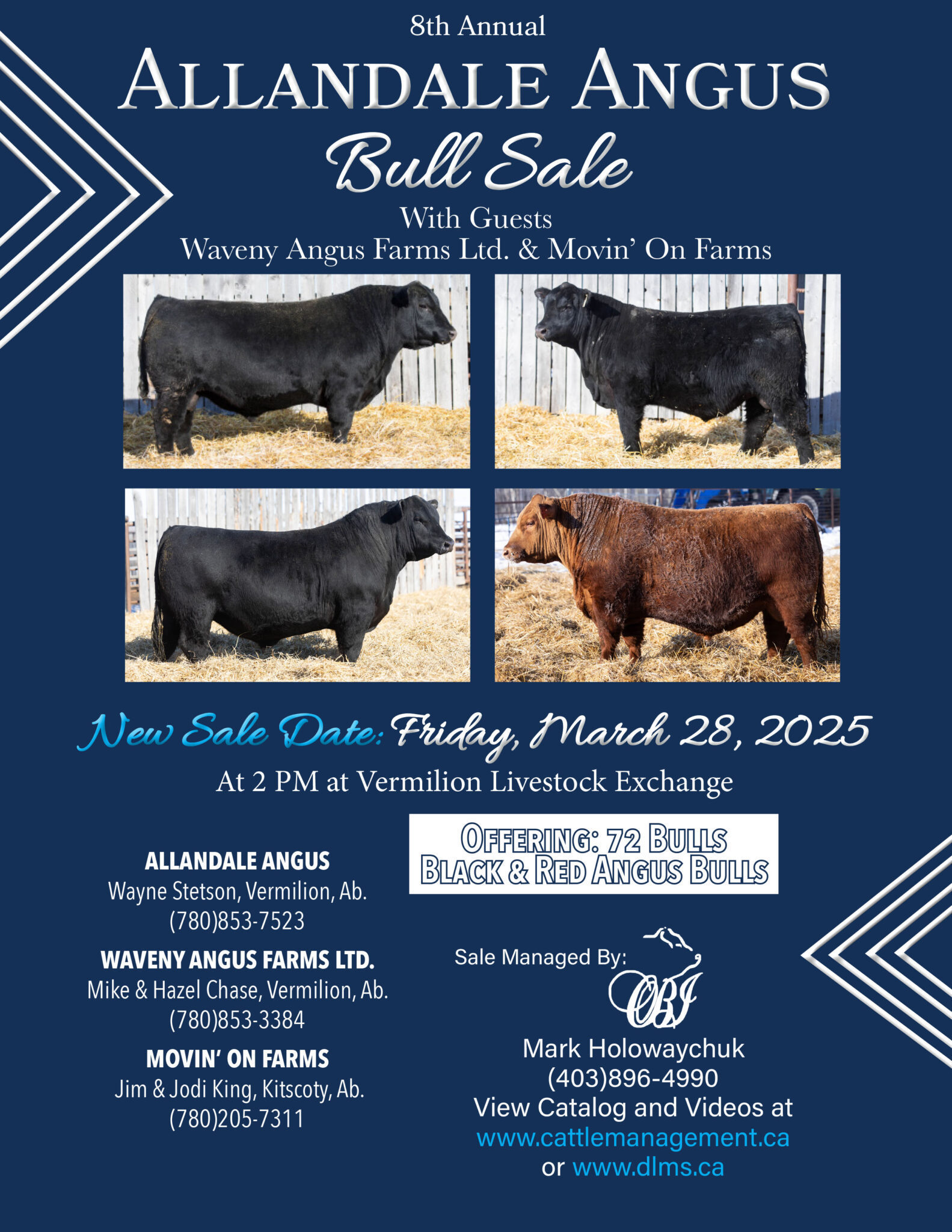 ALLANDALE/WAVENY/MOVIN ON BULL SALE & HINES FARM HEIFERS – Vermilion ...